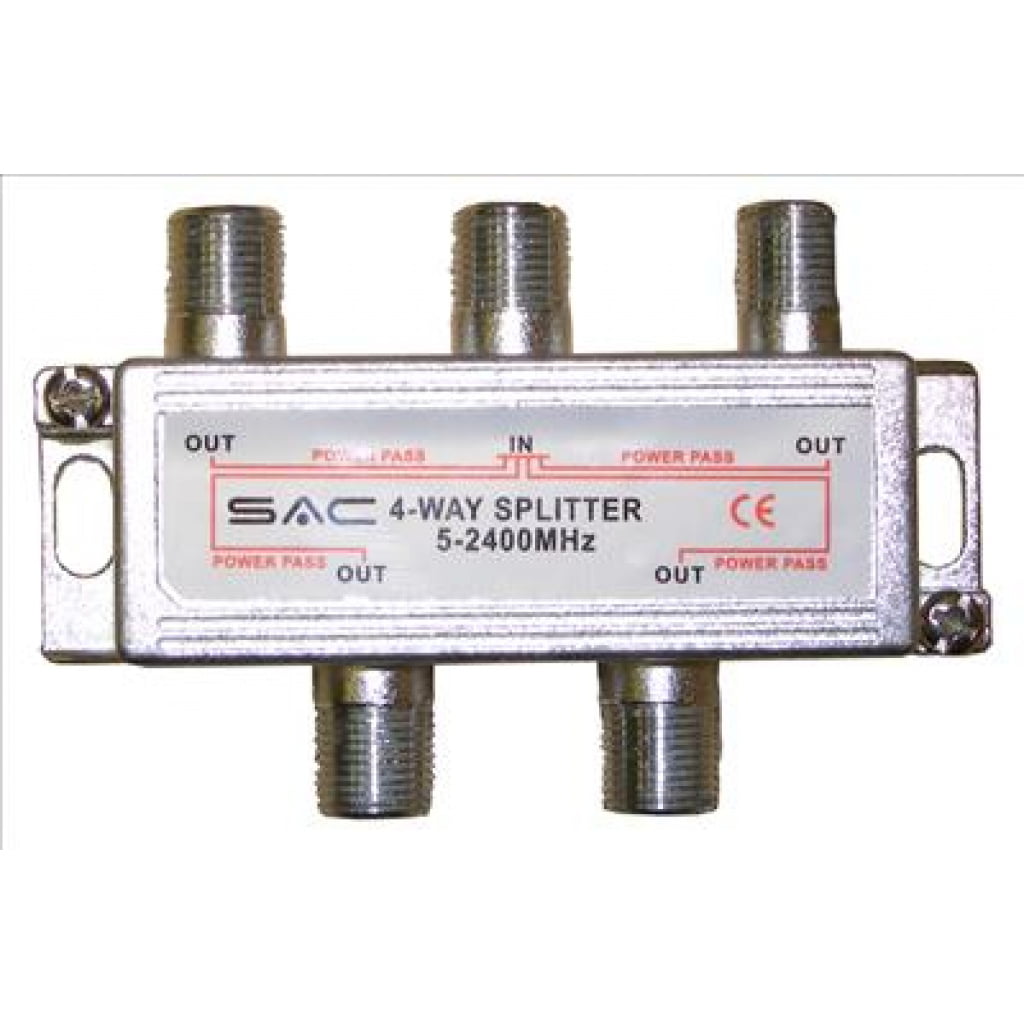 4 Way Indoor Splitter (5-2400MHz) - Aerial Suppliers | Liverpool ...
