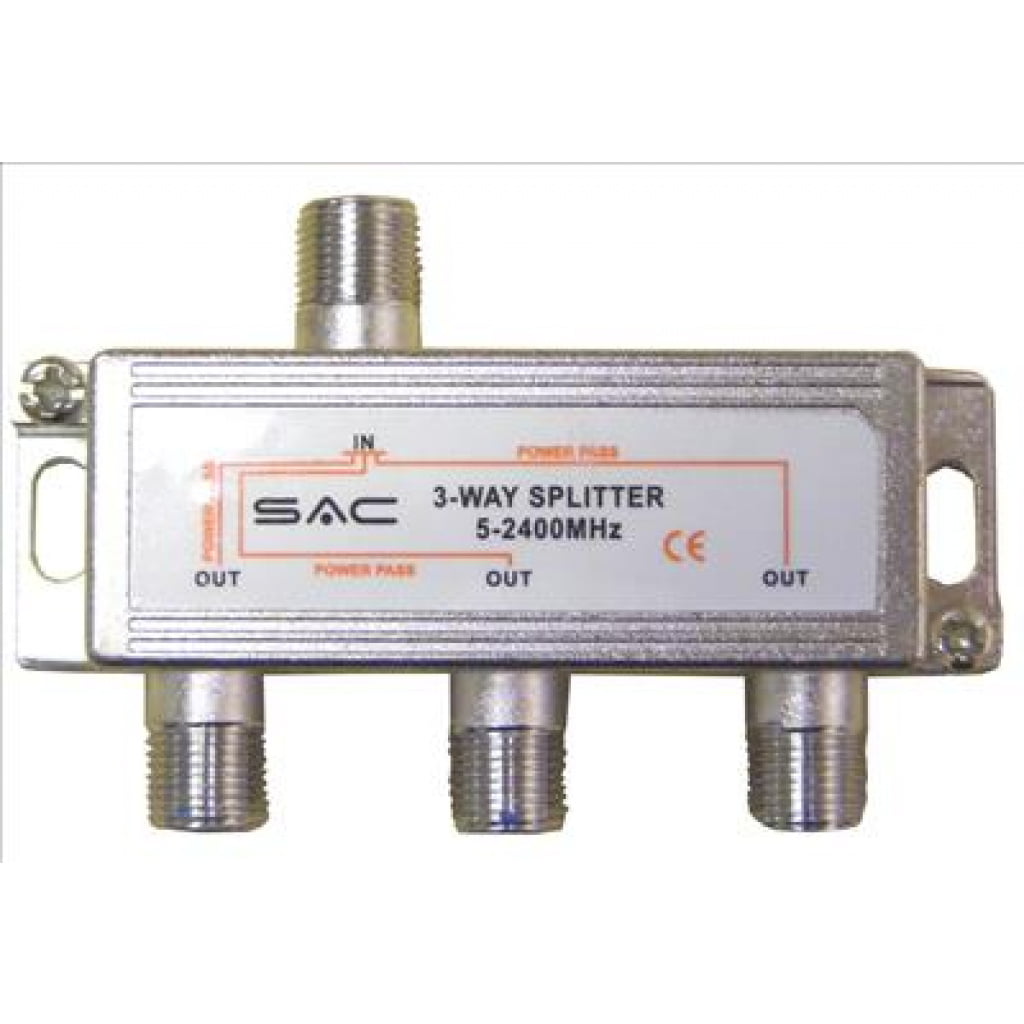 3 Way Indoor Splitter (5-2400MHz) - Aerial Suppliers | Liverpool ...